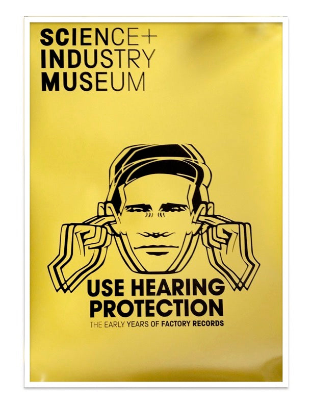 Factory Records - Use Hearing Protection, Exhibition Poster – Tumbling ...